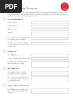 Logo Design Brief Questionnaire | PDF | Career & Growth