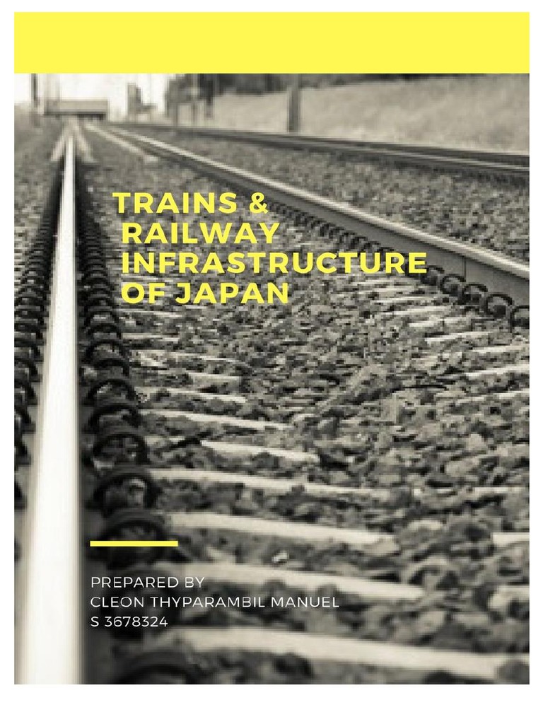 Railway Infrastructure JAPAN | PDF | Track (Rail Transport) | Rail ...