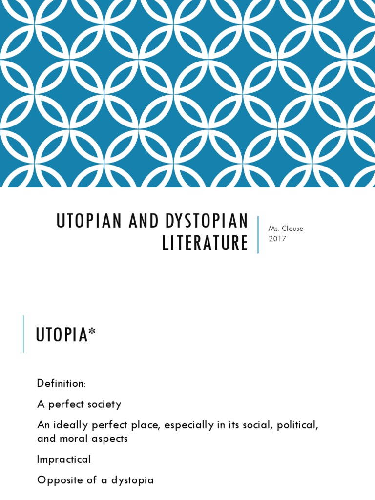 Utopia and Dystopian Literature | PDF | Dystopia | Utopia