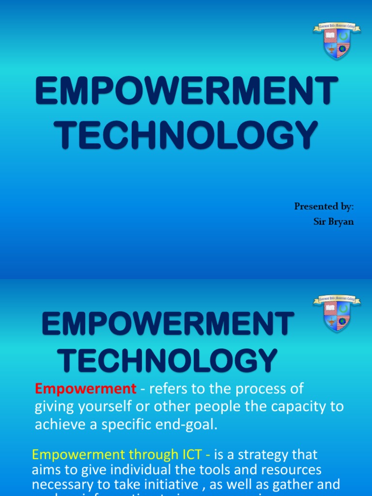 Understanding Empowerment Technology | PDF | Semantic Web | Websites