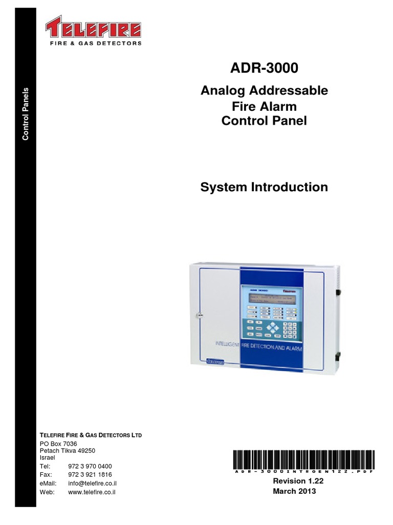 ADR-3000 System Introduction En122 PDF | PDF | Smoke | Network Topology
