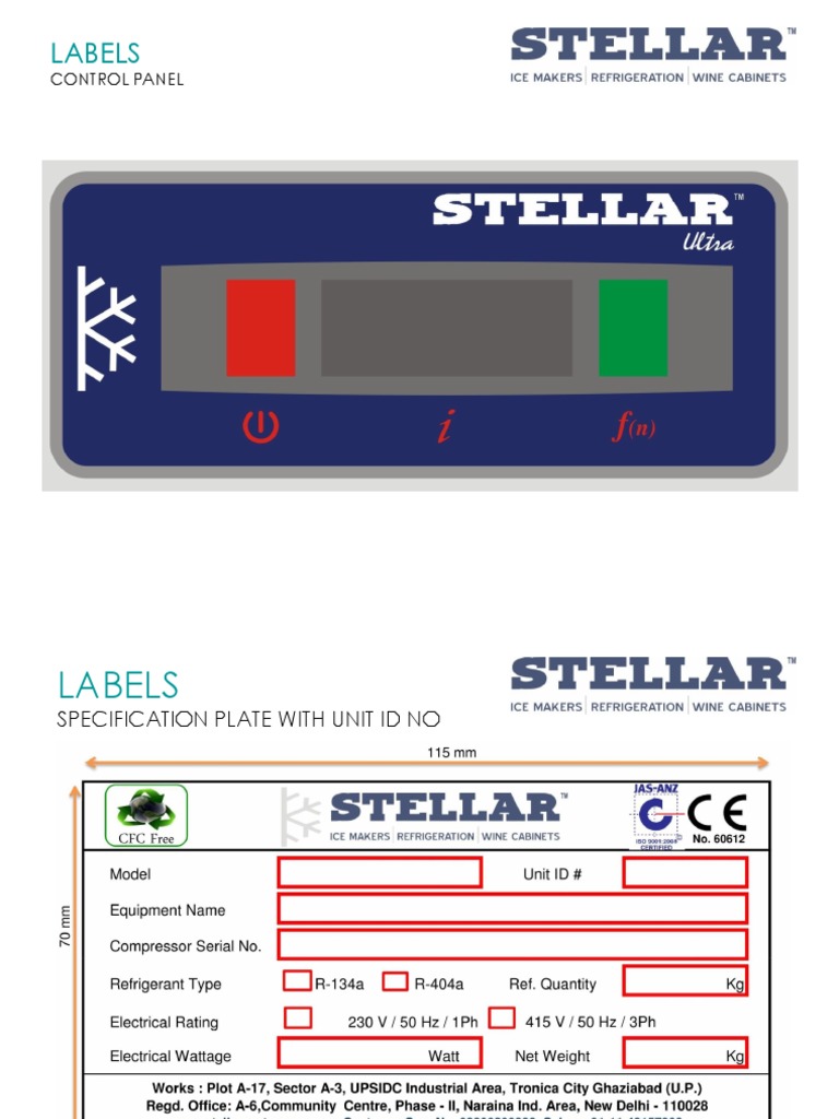 Name Plate | PDF | Refrigerator | Door