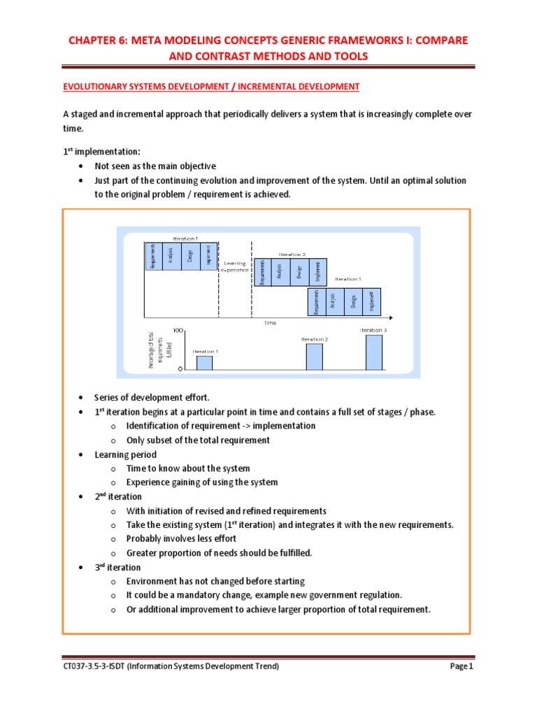 Chapter 6: Meta Modeling Concepts Generic Frameworks I: Compare and ...