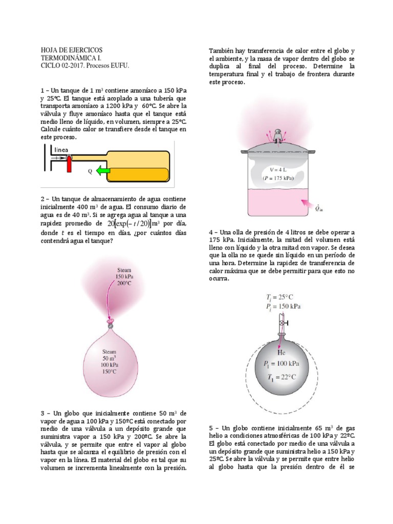 Hoja De Trabajo De Termoquímica
