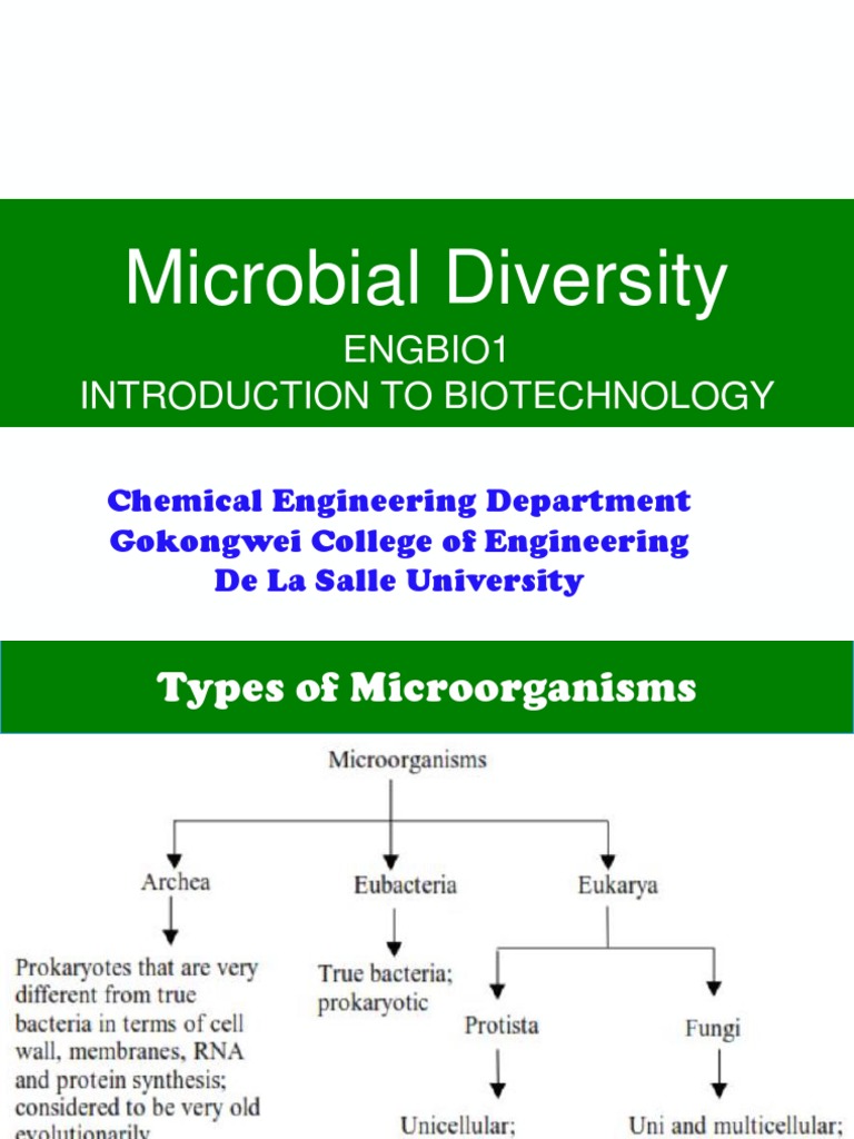 Module #4 - Microbial Diversity | PDF | Microorganism | Bacteria
