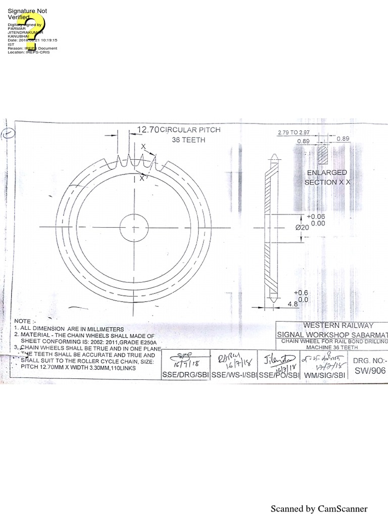 Chain Wheel 1 | PDF
