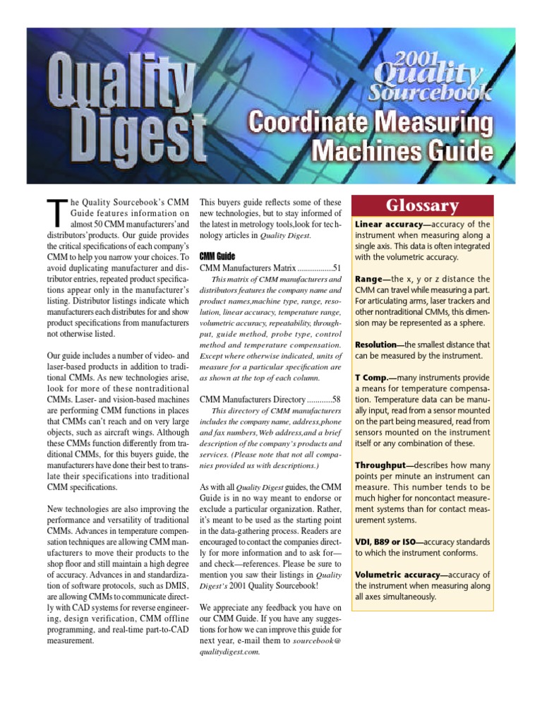 Cmm Guide Download Free Pdf Scientific Observation Metrology