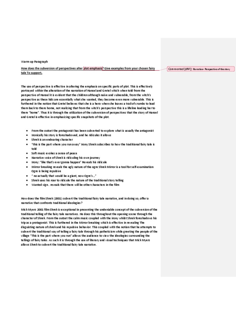 Shrek | PDF | Narrative | Fairy Tales