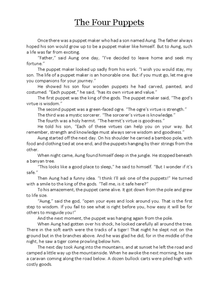 The Four Puppets | PDF