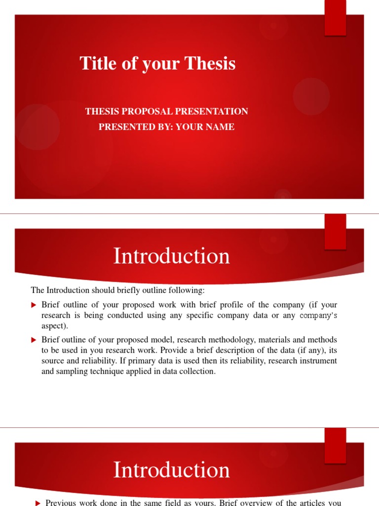 Proposal Defense Format | Download Free PDF | Justification | Evaluation