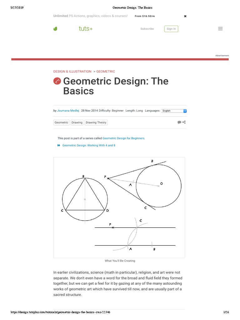 Geometric Design - The Basics | PDF | Circle | Triangle