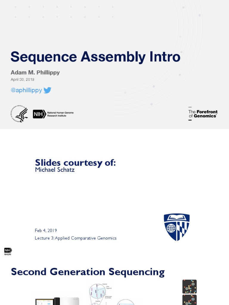 Sequence Assembly | PDF | Dna Sequencing | Poisson Distribution