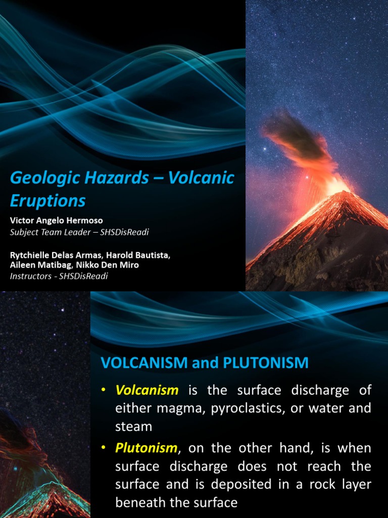 Understanding Volcanic Eruptions and Hazards | PDF | Volcano | Types Of ...