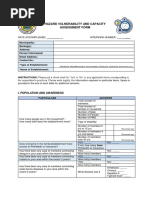 Updated RDANA Form | PDF | Sanitation | Search And Rescue