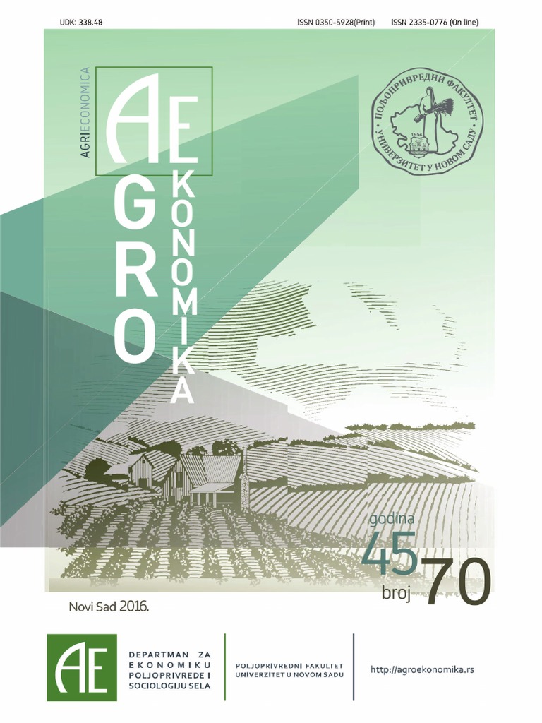 Jeremic Marija, Zekic Stanislav, Matkovski Bojan - Ekonomske Osobenosti ...