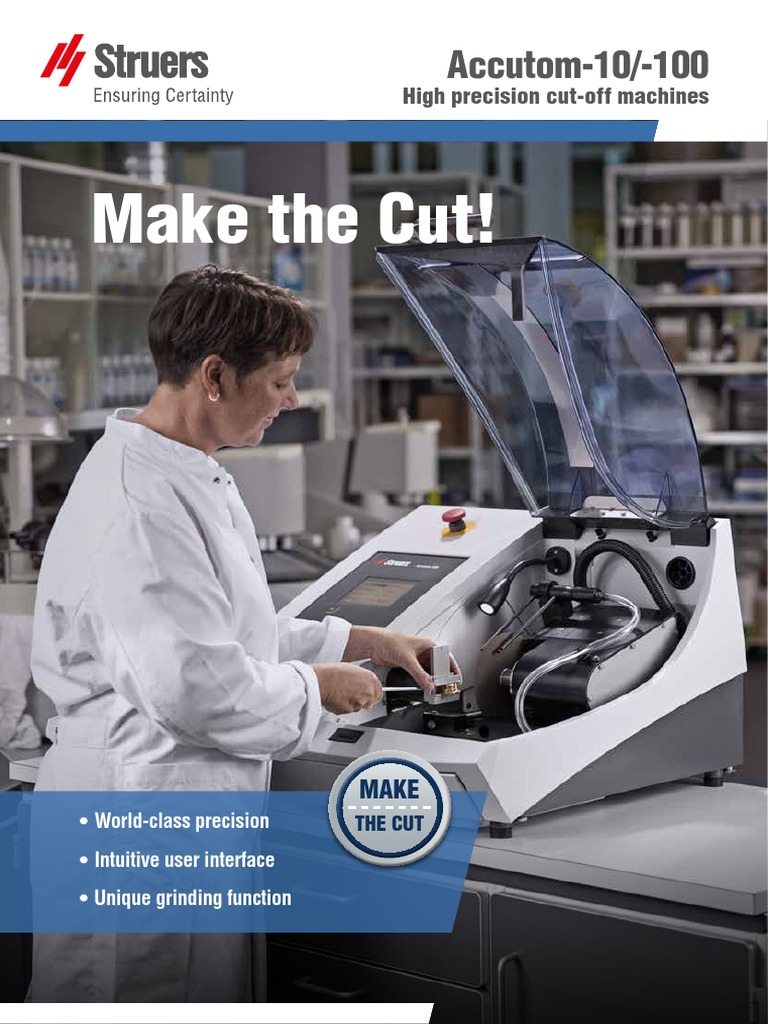 Accutom 10 100 | PDF | Grinding (Abrasive Cutting) | Nature
