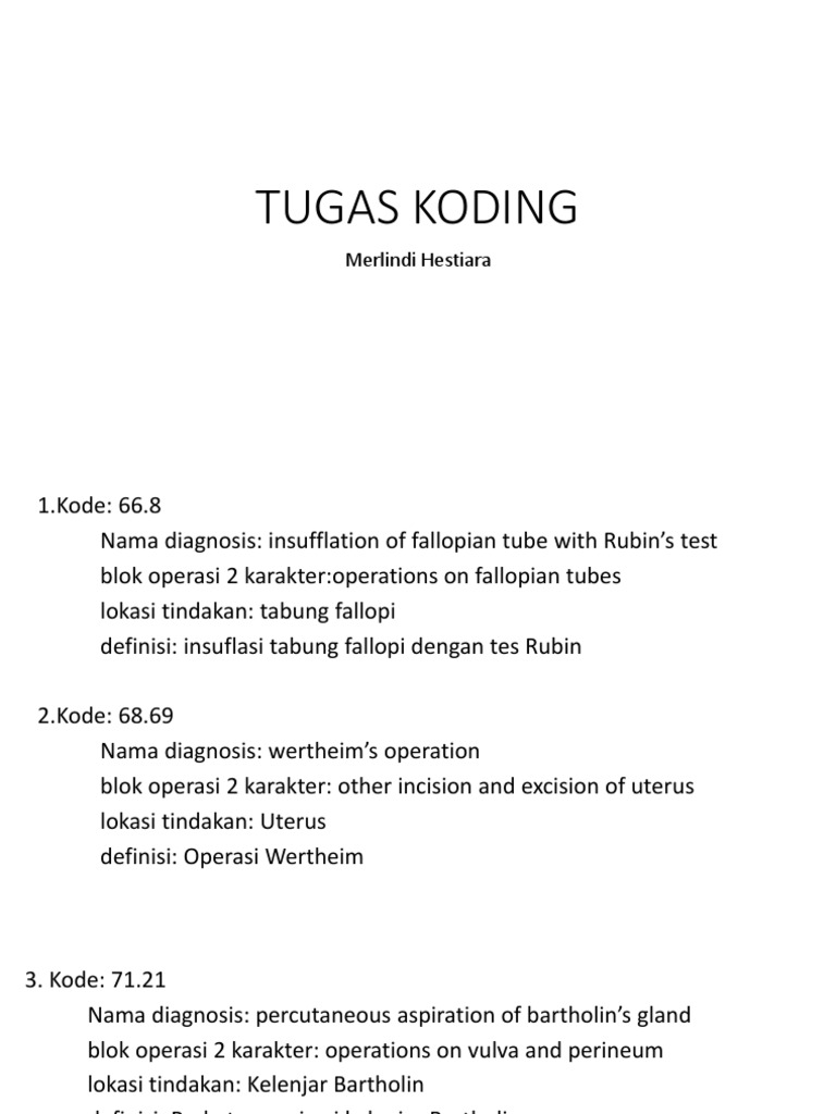 Tugas Koding: Merlindi Hestiara | PDF | Vagina | Reproductive System