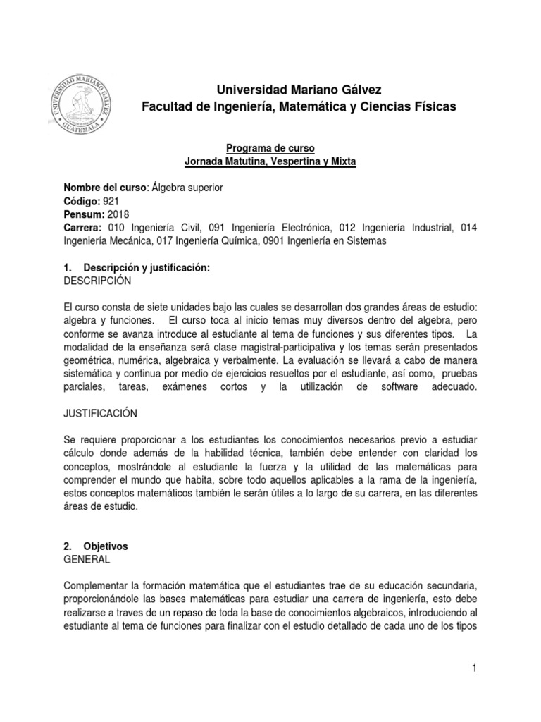 Curso de Álgebra Superior 2023 | PDF | Funciones trigonométricas ...