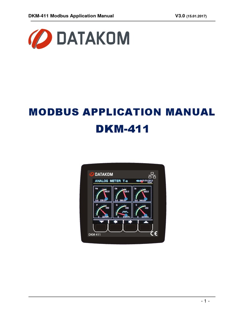 Datakom 411 Modbus | PDF | Internet Protocol Suite | Ip Address