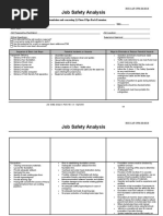 02-JSA For Excavation | PDF | Personal Protective Equipment | Safety