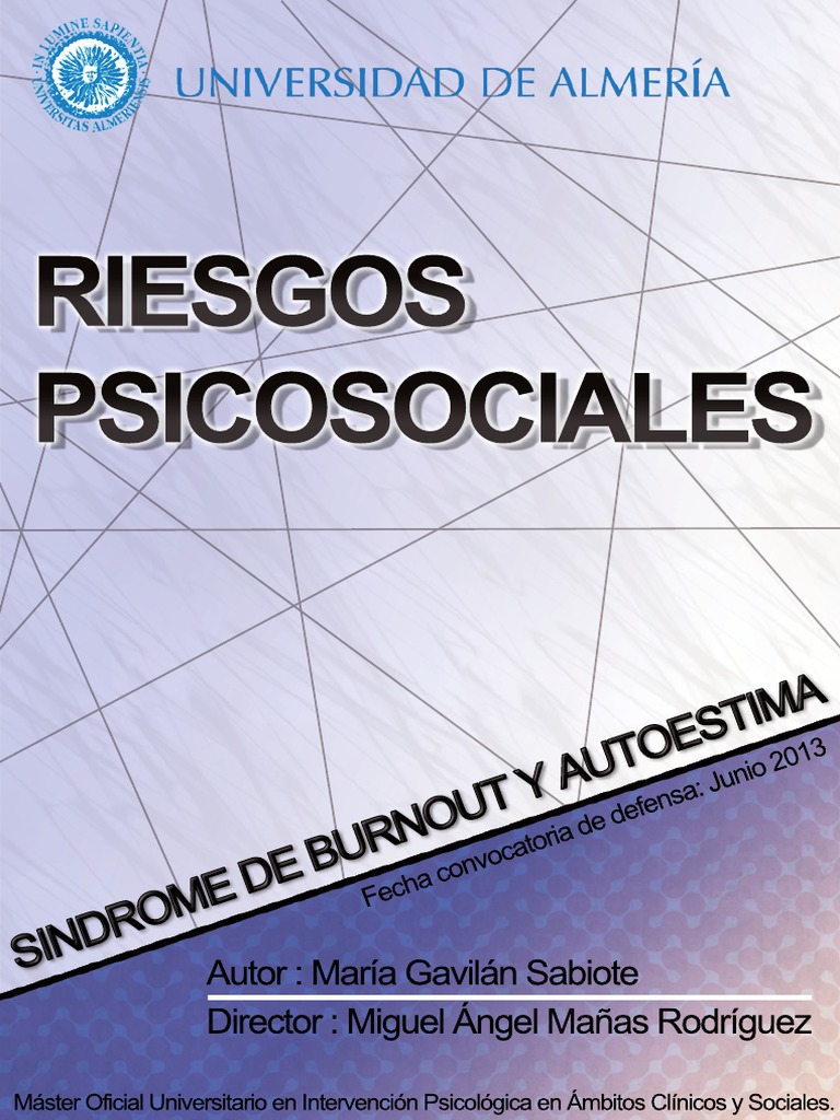 Burnout y Autoestima | PDF | Burnout ocupacional | Conceptos psicologicos
