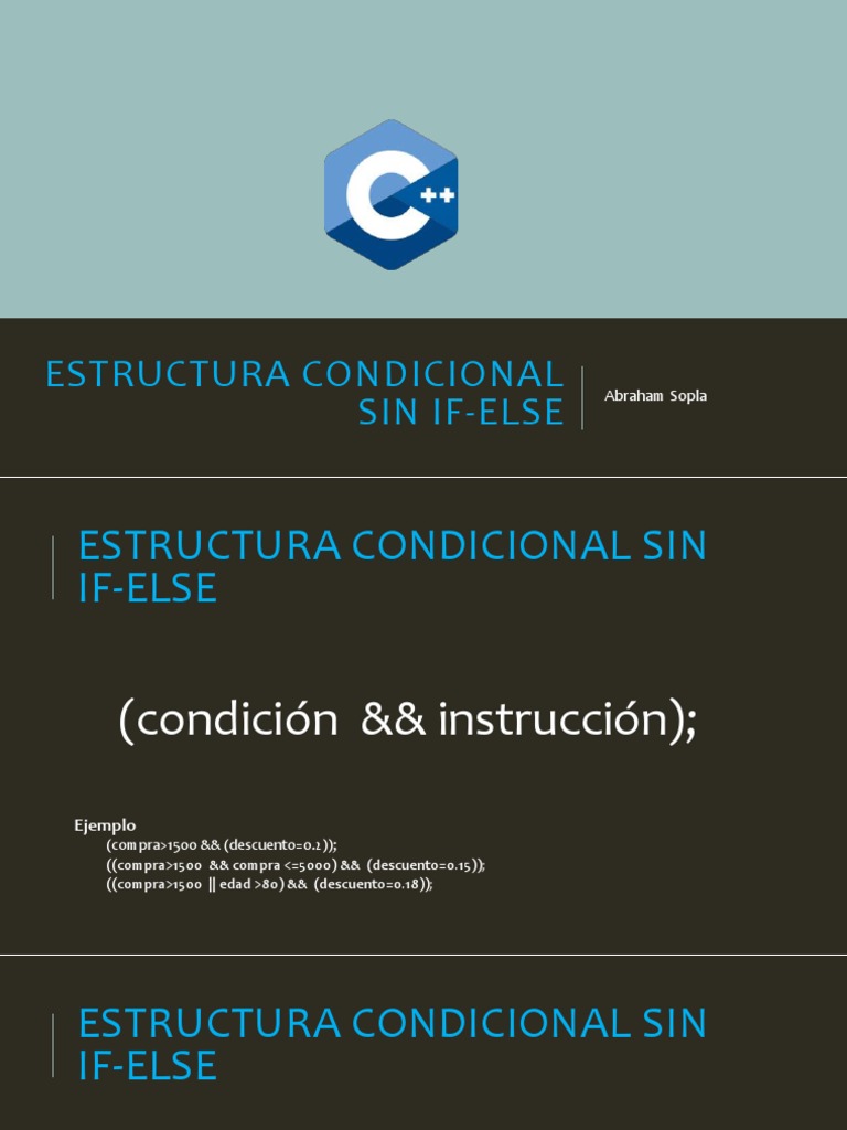 Estructura Condicional Sin IF-ELSE PDF | PDF