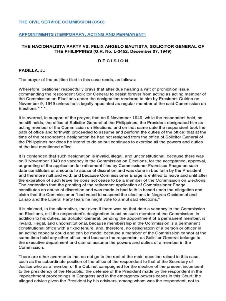 The Constitutional Commissions | Download Free PDF | Writ Of Prohibition | Commission On ...