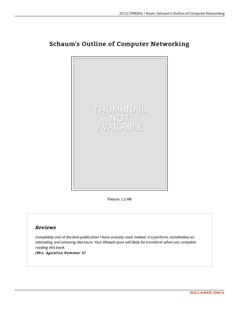 Schaum Outline of Computer Networking | PDF | Computer Network ...
