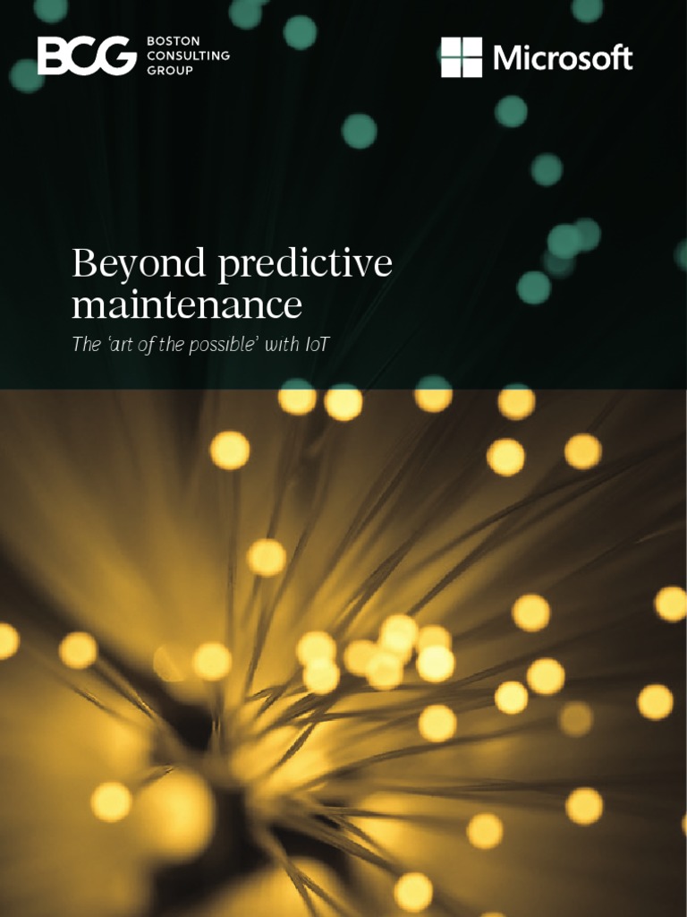 Beyond Predictive Maintenance | PDF | Internet Of Things | Leadership