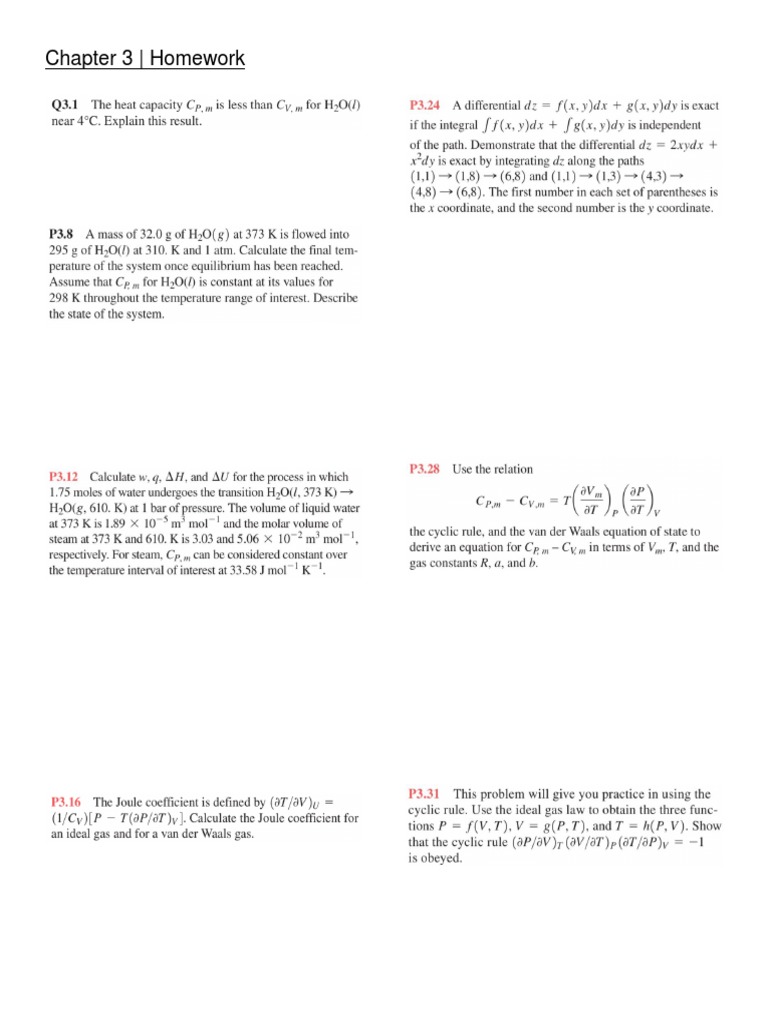 HMWK Chapter 3 | PDF