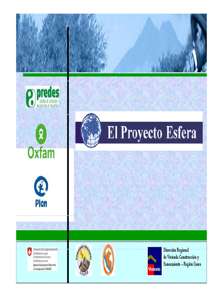 Proyecto Esfera: Manual de Normas Humanitarias | PDF | Alimentos ...