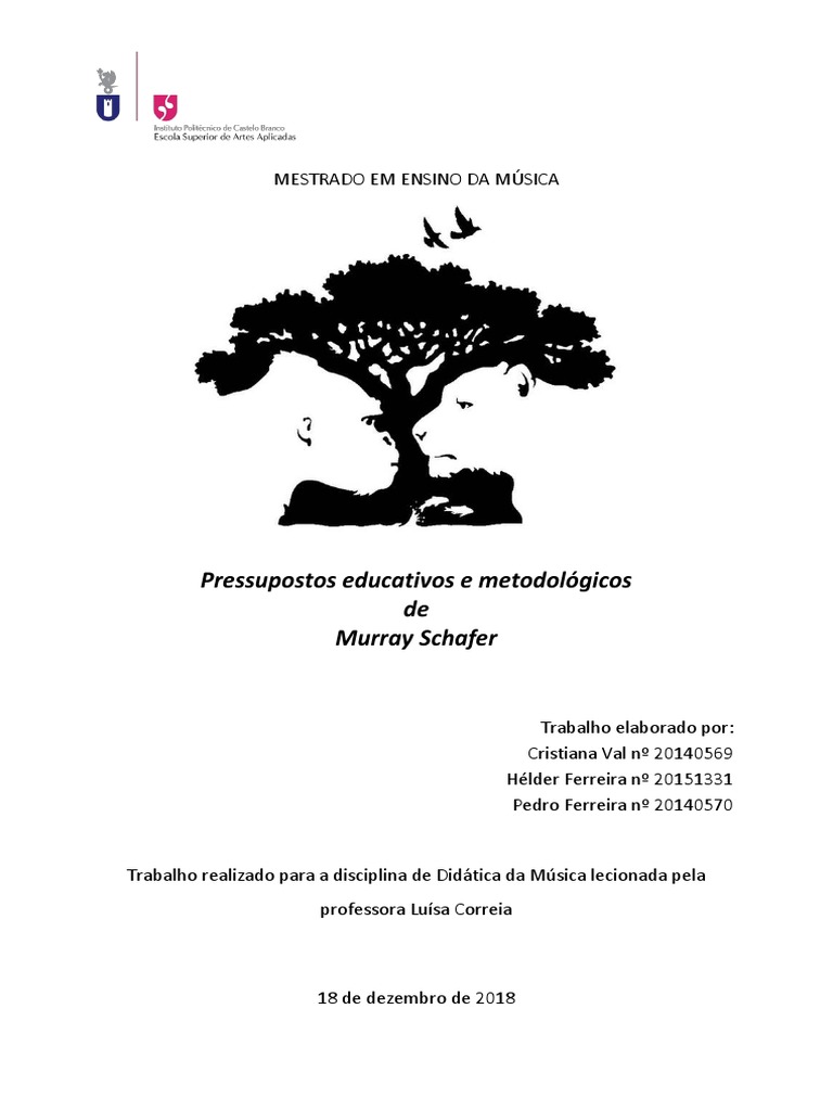 Murray Schafer | PDF | Pedagogia | Humano