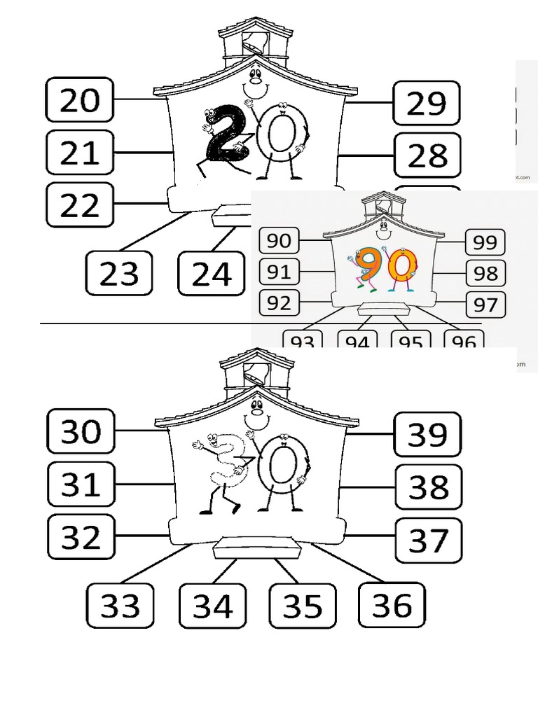 Números Hasta El 99 | PDF