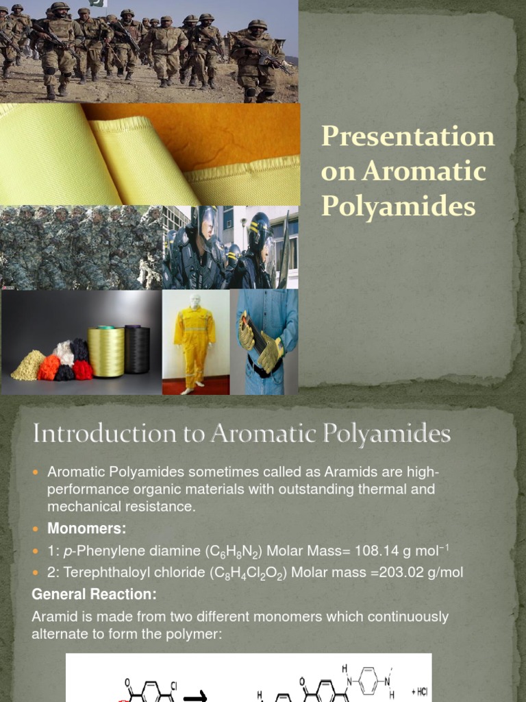 Aromatic Polyamides: Properties & Uses | PDF | Materials | Chemistry