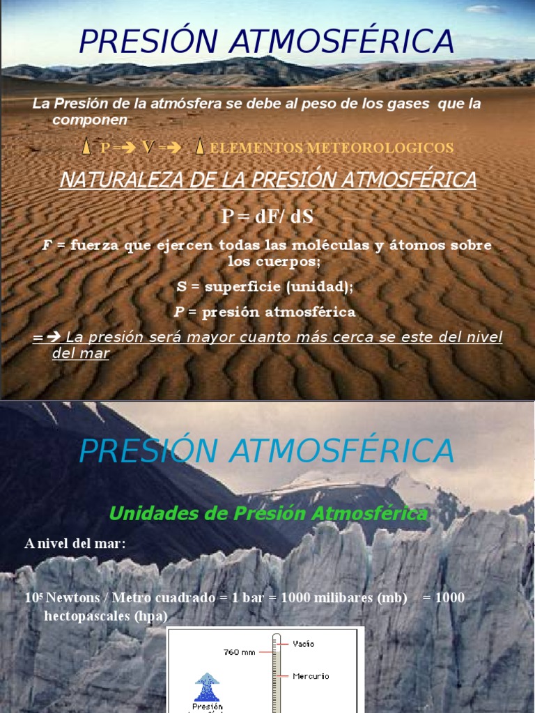 Presión Atmosférica | PDF | Presión atmosférica | Atmósfera