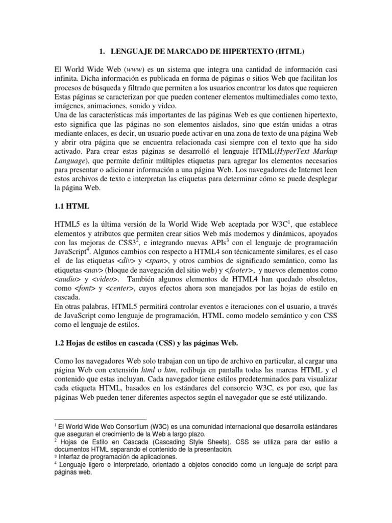 Guía Completa de HTML y CSS para Web | PDF | HTML | Hojas de estilo en cascada