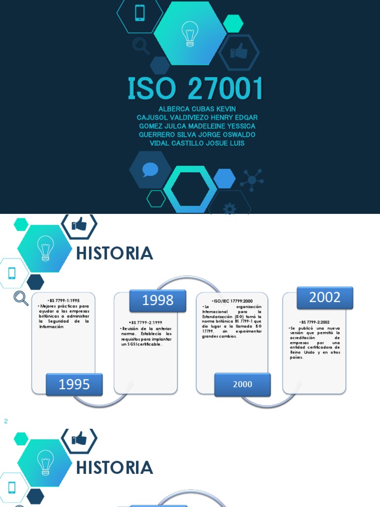 Iso 27001 - 27002 | PDF | Seguridad de información | Organización ...