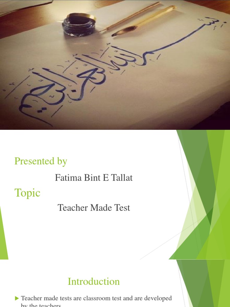Teacher Made Test | PDF