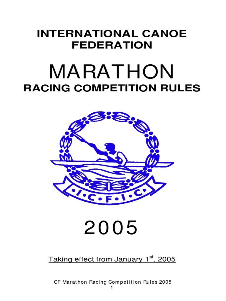 International Canoe Federation | PDF | Canoe | Referee