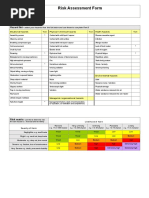 FCX 4x4 Risk Assessment Matrix 2017-01-10 | PDF | Risk | Occupational ...