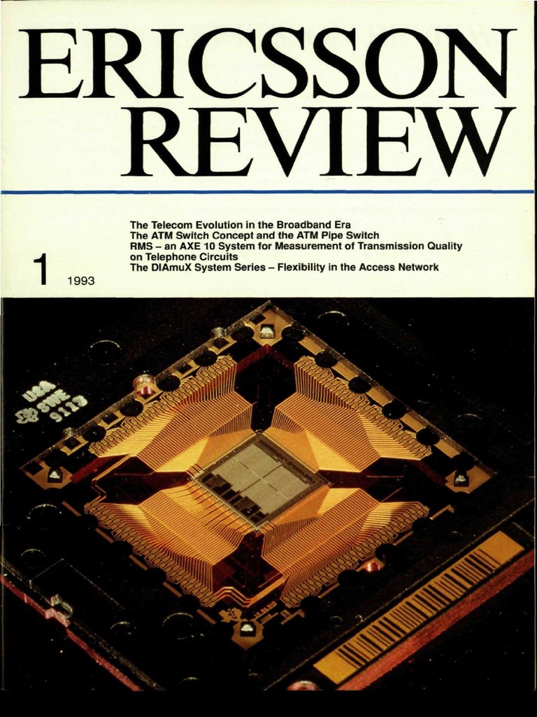 Ericson Review - Volumen 70 - 1993 | PDF | Asynchronous Transfer Mode ...