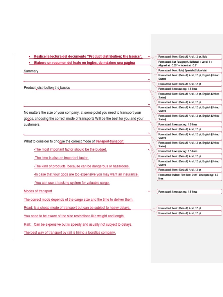 Realice La Lectura Del Documento "Product Distribution: The Basics ...