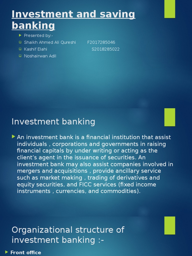Investment Banking Pdf Investment Banking Transaction Account