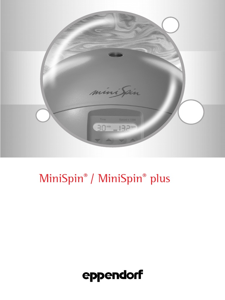 Manual Mini Spin | PDF | Centrifuge | Corrosion