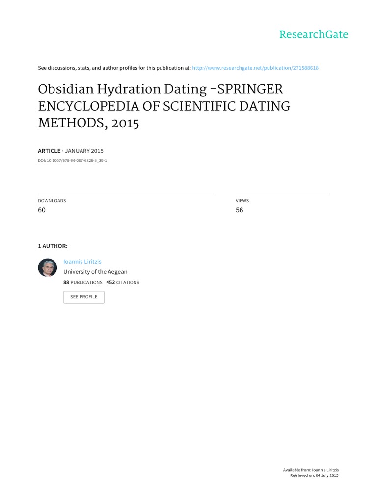 Obsidian Hydration Dating: A Detailed Explanation of the Process and ...