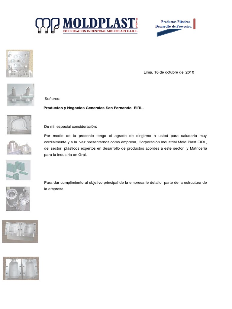 Presentacio-Moldplast | PDF | Calidad (comercial) | Economias