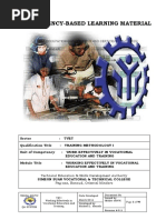 CBC Tile Setting NC II | PDF | Educational Assessment | Occupational ...