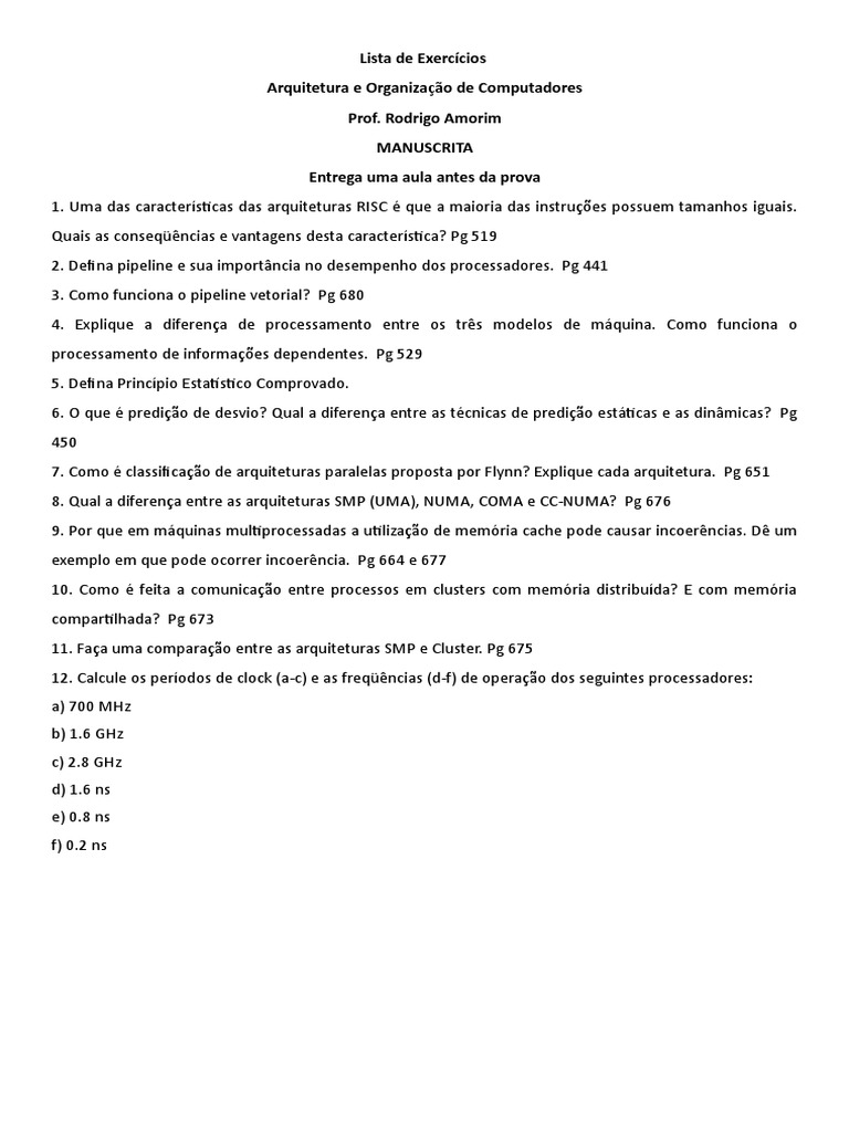 Ciclo de Instrucao | PDF