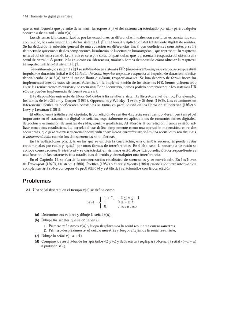 Proakis Ejercicios Cap 2 | PDF | Ecuaciones | Correlación y dependencia