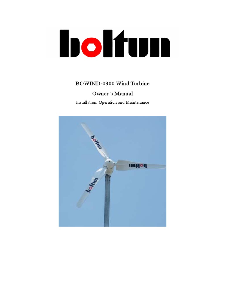 Wind Turbine Owner's Guide | PDF | Wind Turbine | Distributor